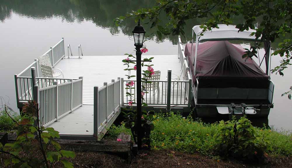 Pier Platform Gallery | Aluminum Boat Docks | Flotation Systems, Inc ...