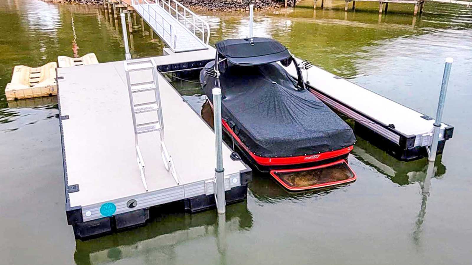 Dock Piers & Platforms | Aluminum Boat Docks | Flotation Systems, Inc ...